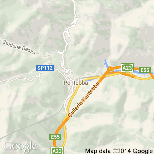 Mappa di Pontebba, Cartine Stradali e Foto Satellitari