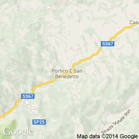 Mappa di Portico e San Benedetto, Cartine Stradali e Foto Satellitari