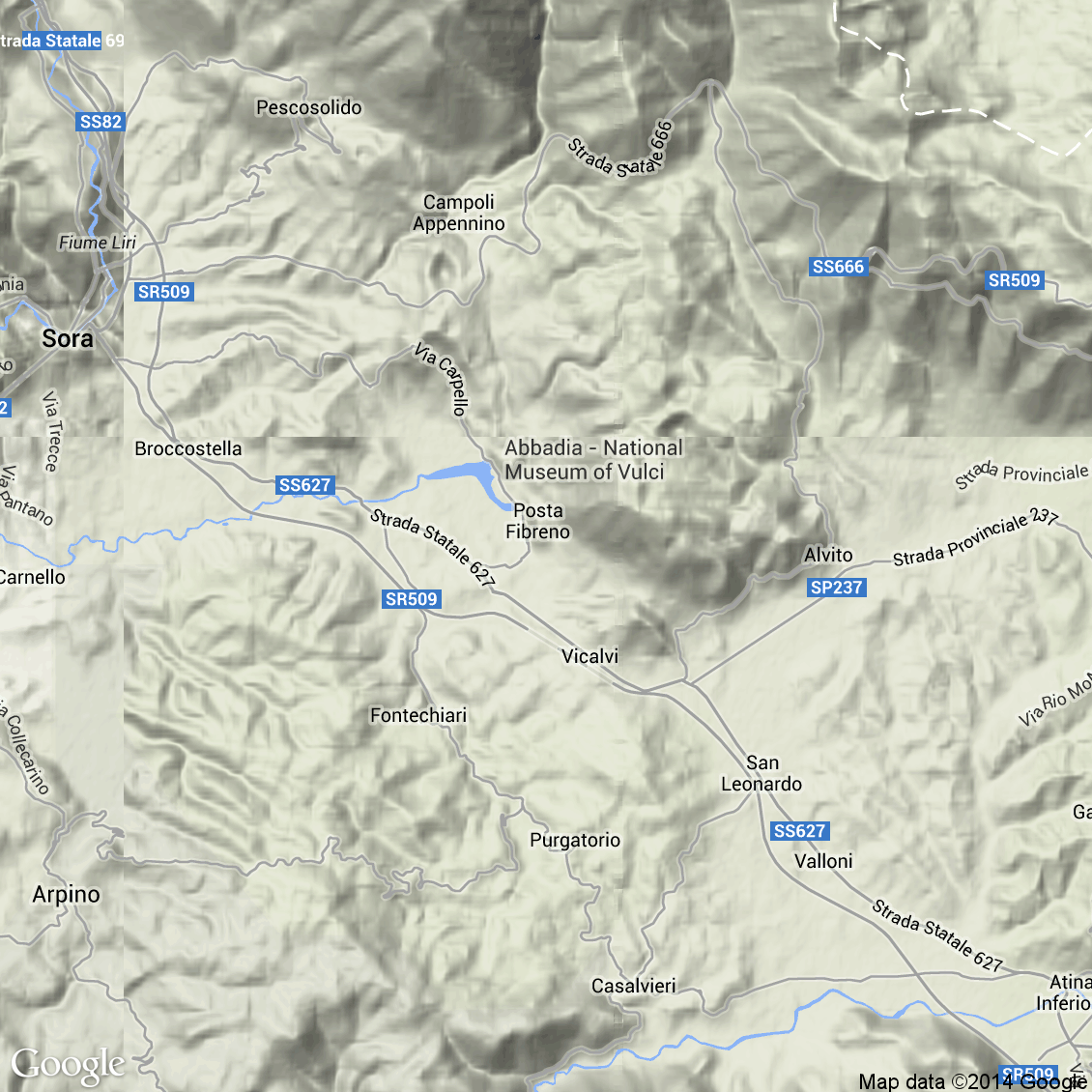 Foto dal territorio del comune di Posta Fibreno media e alta risoluzione