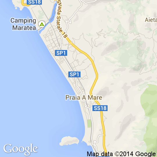 Mappa di Praia a Mare, Cartine Stradali e Foto Satellitari