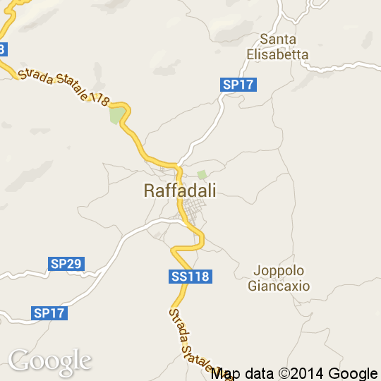 Mappa di Raffadali, Cartine Stradali e Foto Satellitari