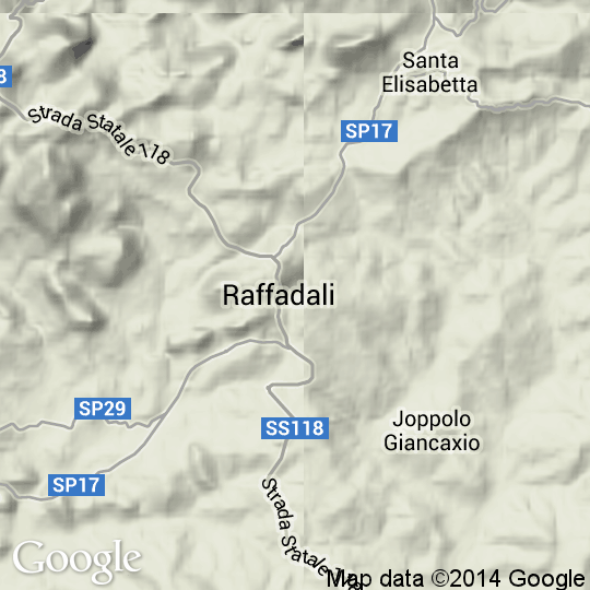 Mappa di Raffadali, Cartine Stradali e Foto Satellitari