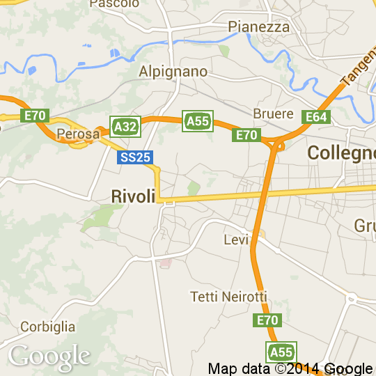 Mappa di Rivoli, Cartine Stradali e Foto Satellitari