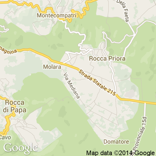 Mappa di Rocca Priora, Cartine Stradali e Foto Satellitari