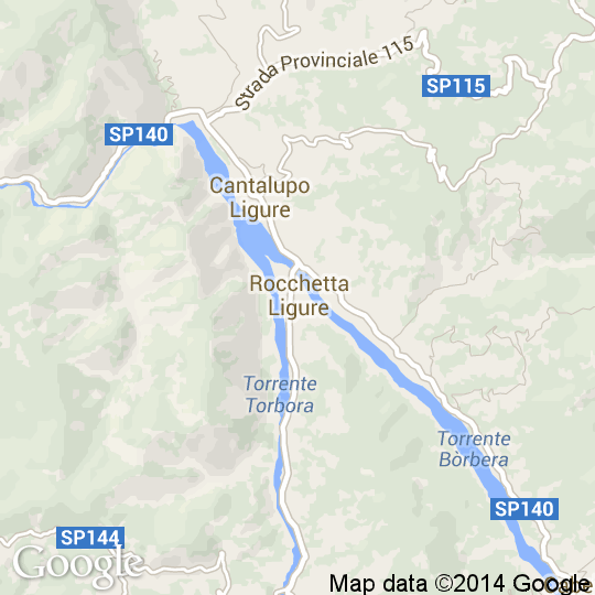 Mappa di Rocchetta Ligure, Cartine Stradali e Foto Satellitari