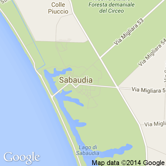 Mappa di Sabaudia, Cartine Stradali e Foto Satellitari