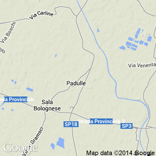 Mappa di Sala Bolognese, Cartine Stradali e Foto Satellitari