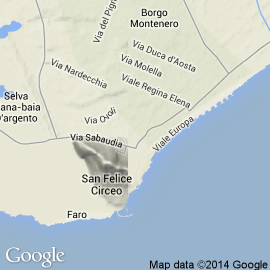 Mappa di San Felice Circeo, Cartine Stradali e Foto Satellitari