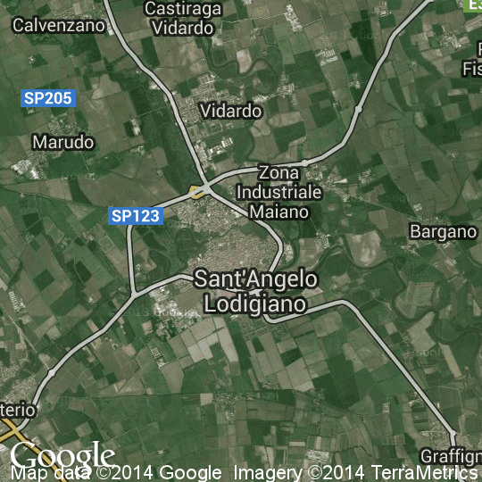 Mappa di Sant'Angelo Lodigiano, Cartine Stradali e Foto Satellitari