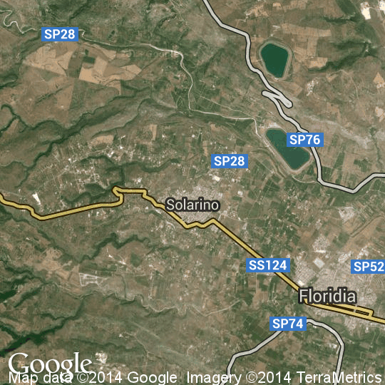 Mappa di Solarino, Cartine Stradali e Foto Satellitari