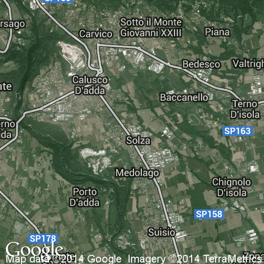 Mappa di Solza, Cartine Stradali e Foto Satellitari