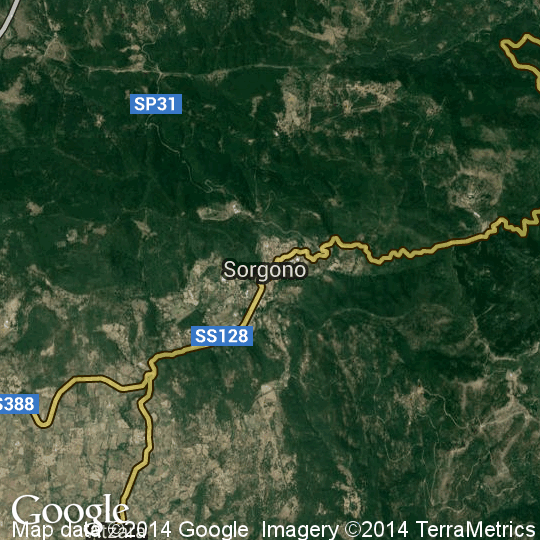 Mappa di Sorgono, Cartine Stradali e Foto Satellitari