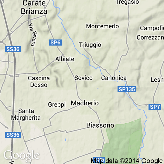 Mappa di Sovico, Cartine Stradali e Foto Satellitari