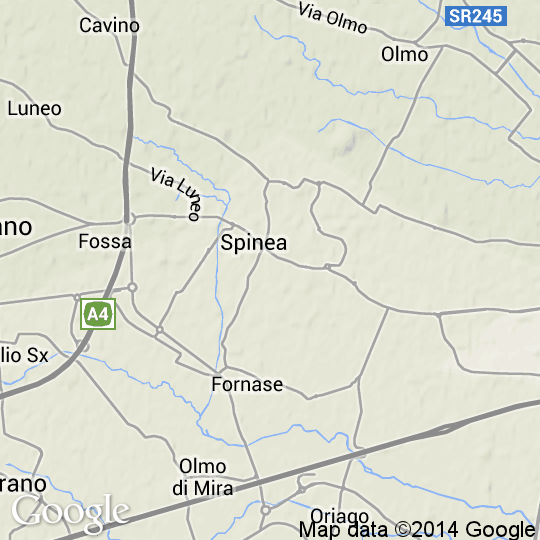 Mappa di Spinea, Cartine Stradali e Foto Satellitari