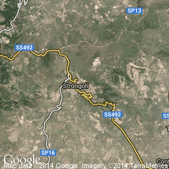 Mappa di Strongoli, Cartine Stradali e Foto Satellitari