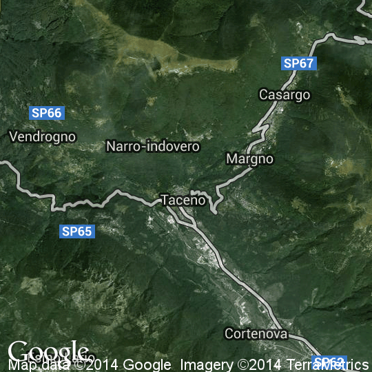 Mappa di Taceno, Cartine Stradali e Foto Satellitari