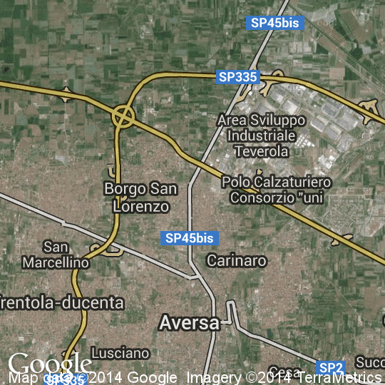 Mappa di Teverola, Cartine Stradali e Foto Satellitari