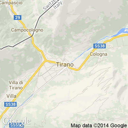Mappa di Tirano, Cartine Stradali e Foto Satellitari
