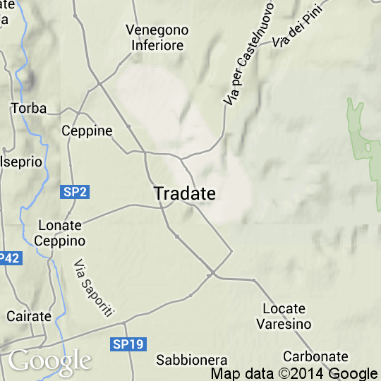 Mappa di Tradate, Cartine Stradali e Foto Satellitari