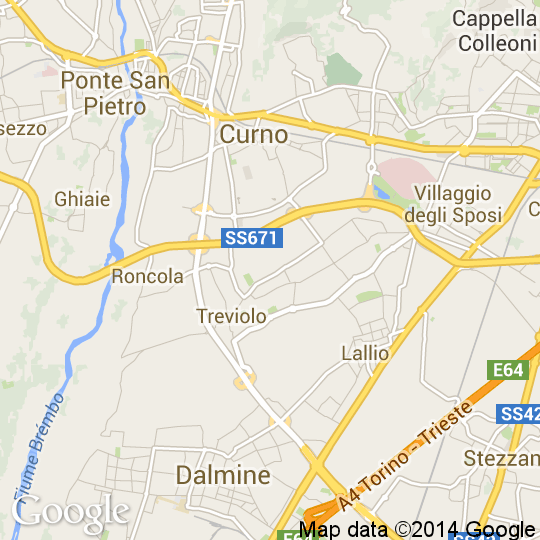 Mappa di Treviolo, Cartine Stradali e Foto Satellitari