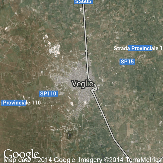 Mappa di Veglie, Cartine Stradali e Foto Satellitari