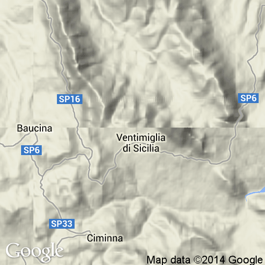 Mappa di Ventimiglia di Sicilia, Cartine Stradali e Foto Satellitari