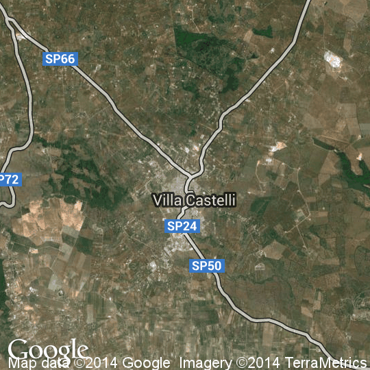 Mappa di Villa Castelli, Cartine Stradali e Foto Satellitari