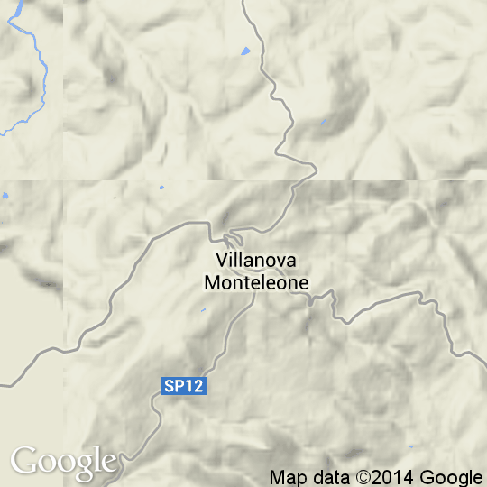 Mappa di Villanova Monteleone, Cartine Stradali e Foto Satellitari