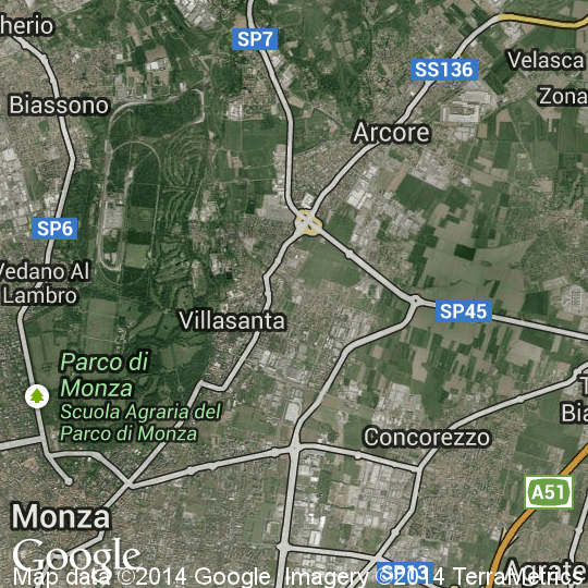 Mappa di Villasanta, Cartine Stradali e Foto Satellitari